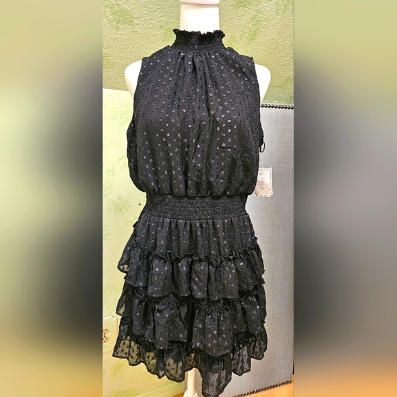 1. State | Dresses | Nwt Statecom Black Ruffle Dress | Poshmark